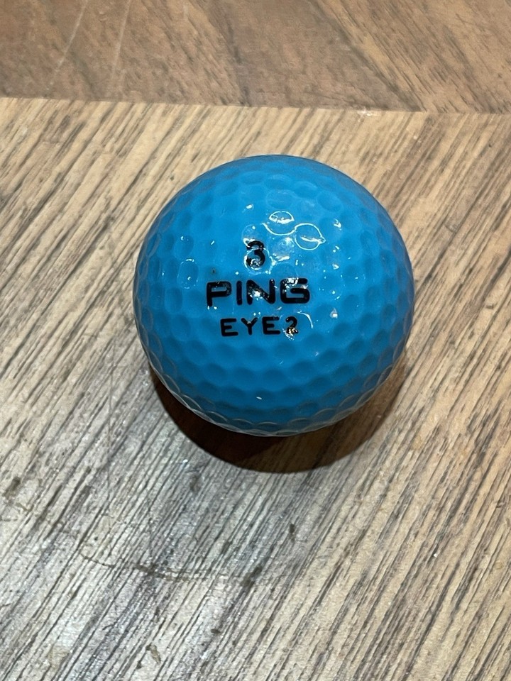 Ping Eye 2 Golf Ball Purple & Turquoise 2 Tone C1980s Collectors Ball ...