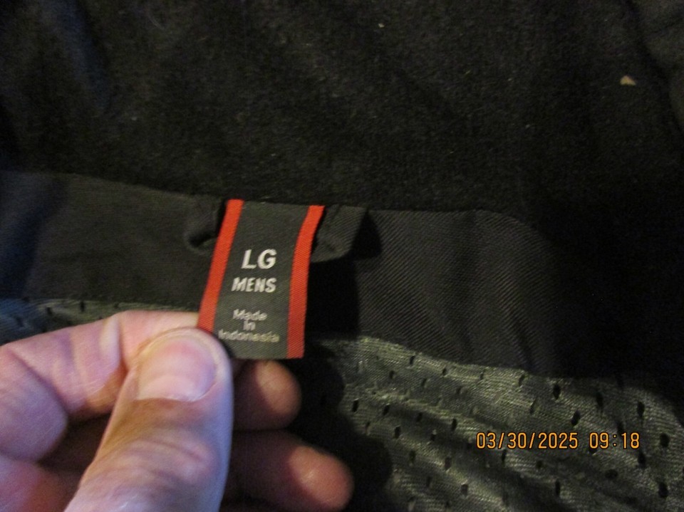 First Gear Men's Motorcycle Jacket Gray Padded Hypertex Vented Mesh ...