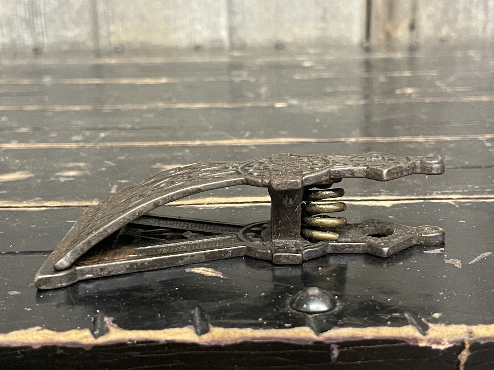 Antique Art Deco Decorative Ornate Heavy Cast Metal Clip | eBay