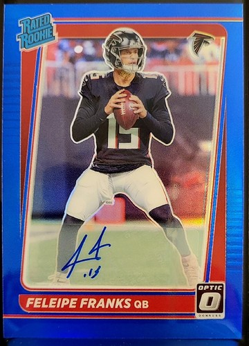 2021 Panini Donruss Optic - Rated Rookie Blue Prizm Autographs #299 ...