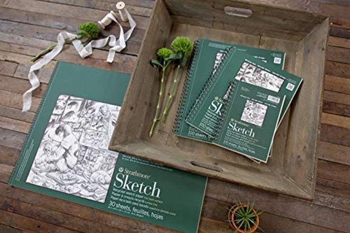 Strathmore 400 Series Sketch Pad, Recycled Paper, 11x14 inch, Assorted ...