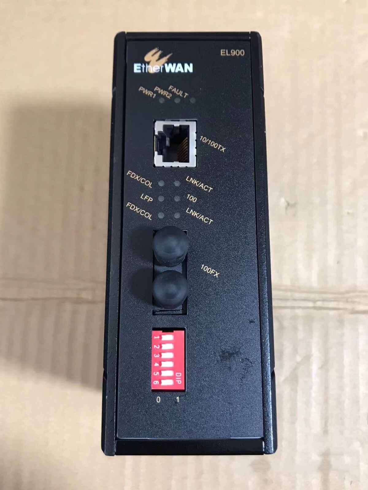 1PCS USED EtherWAN EL900-A-C-1-A photoelectric converter (DHL or EMS) # ...