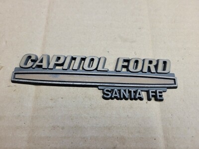 Capitol Ford Santa Fe New Mexico Car Dealership Emblem Badge Logo ...