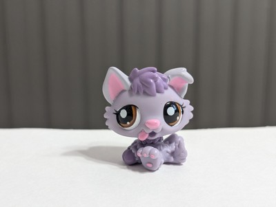 LPS HUSKY PUPPY #1752 Purple LITTLEST PET SHOP PURPLE Hasbro | eBay