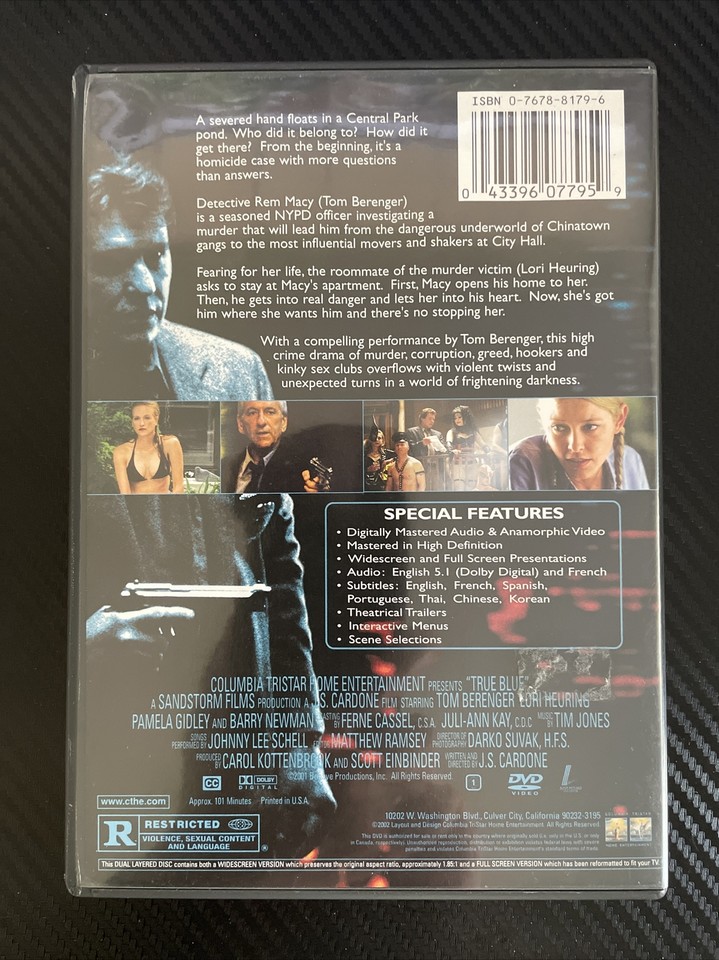 True Blue (DVD, 2002) Tom Berenger 43396077959 | eBay