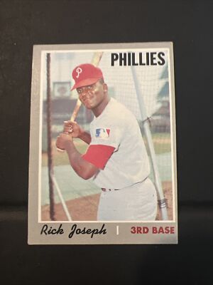 1970 Topps Baseball Card #186 Rick Joseph - Low To Mid Grade - G/VG! | eBay