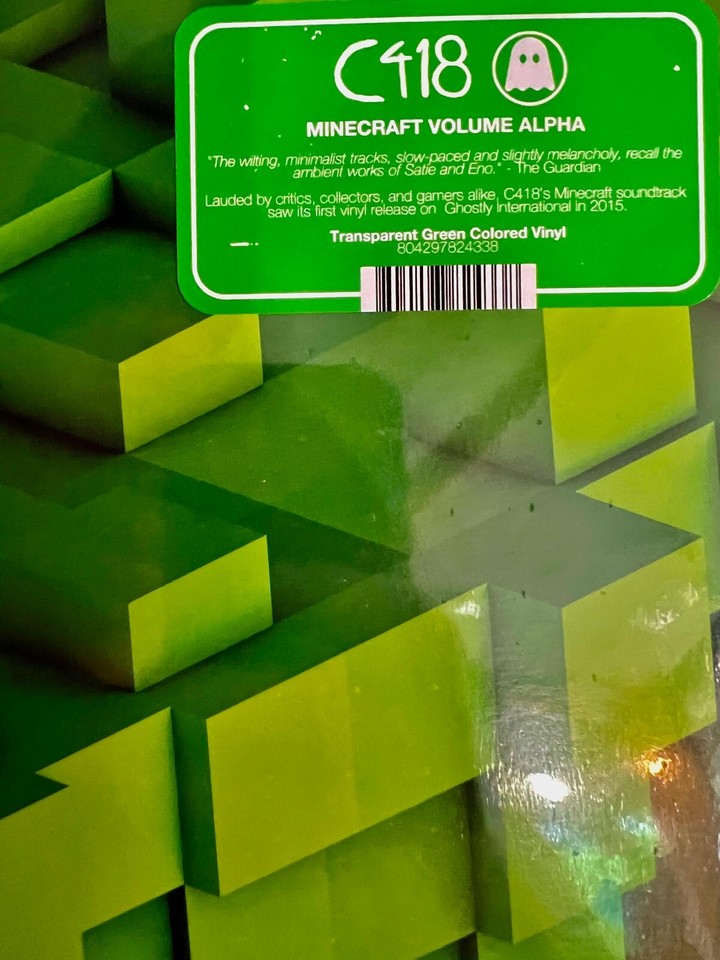 C418 Minecraft Volume Alpha (LIMITED GREEN LP) / SEALED NEW VINYL | eBay