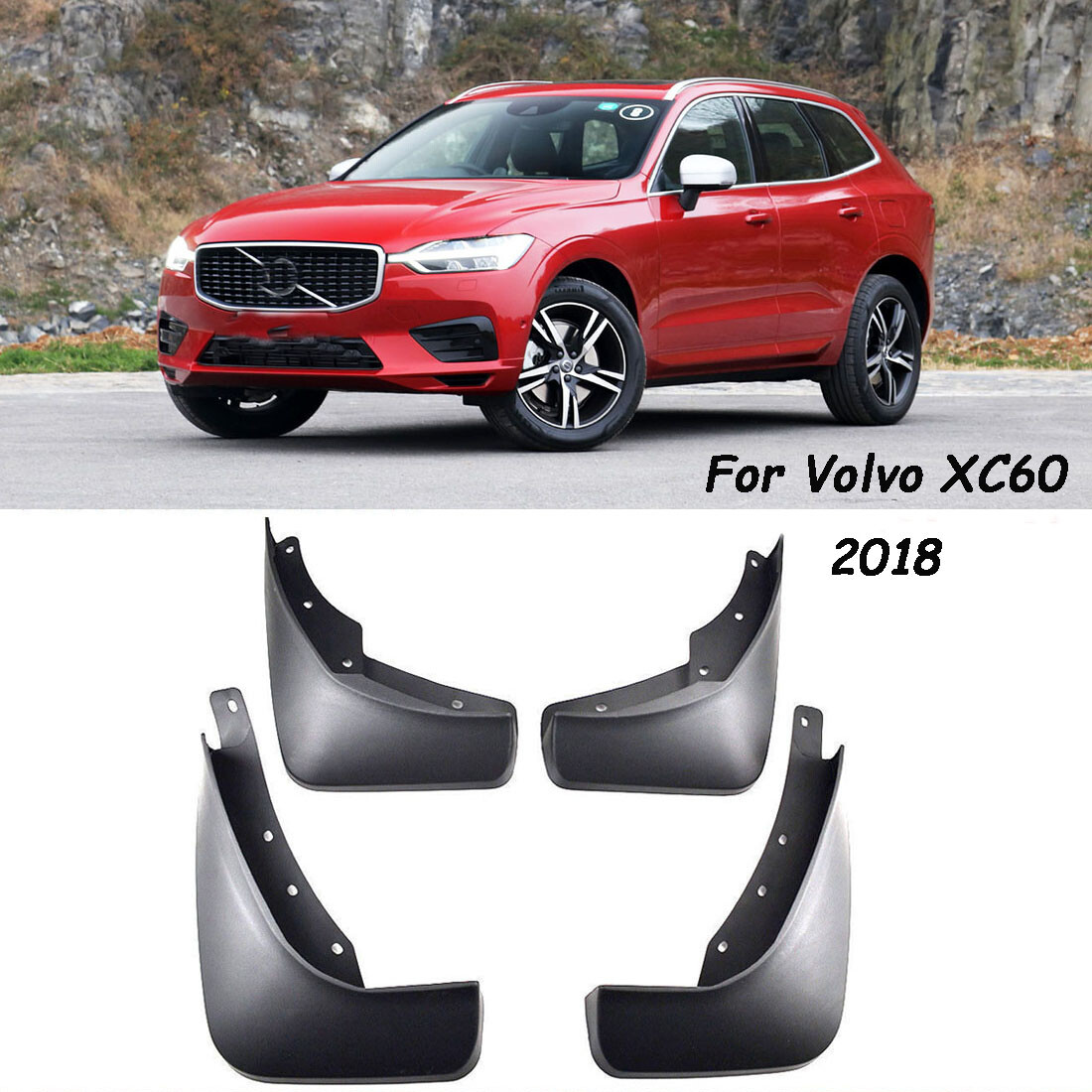OEM New Set Quality Splash Guards Mud Guards Mud Flaps For Volvo XC60 ...