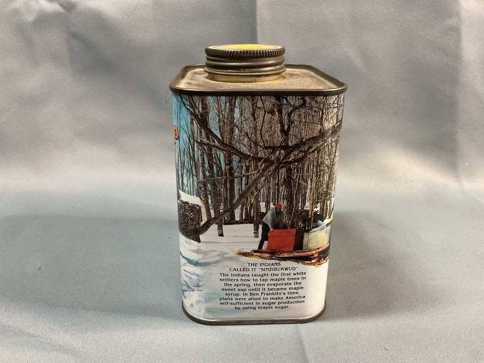Vermont Pure Maple Syrup Tin Can | eBay