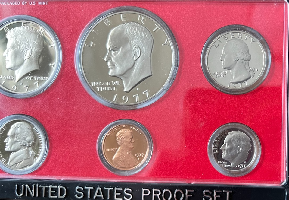 1776-1976 S - US Mint 6 Coin Proof Set Bicentennial 1977 S | eBay