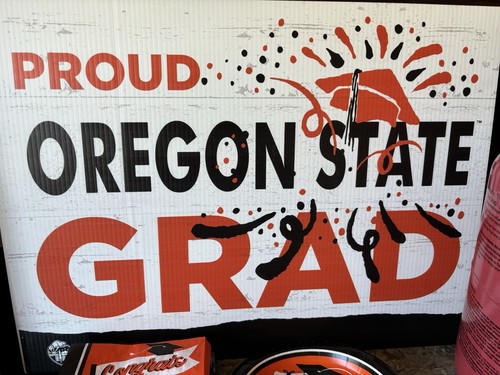 Oregon State Grad Yard Sign/Photo Prop | eBay