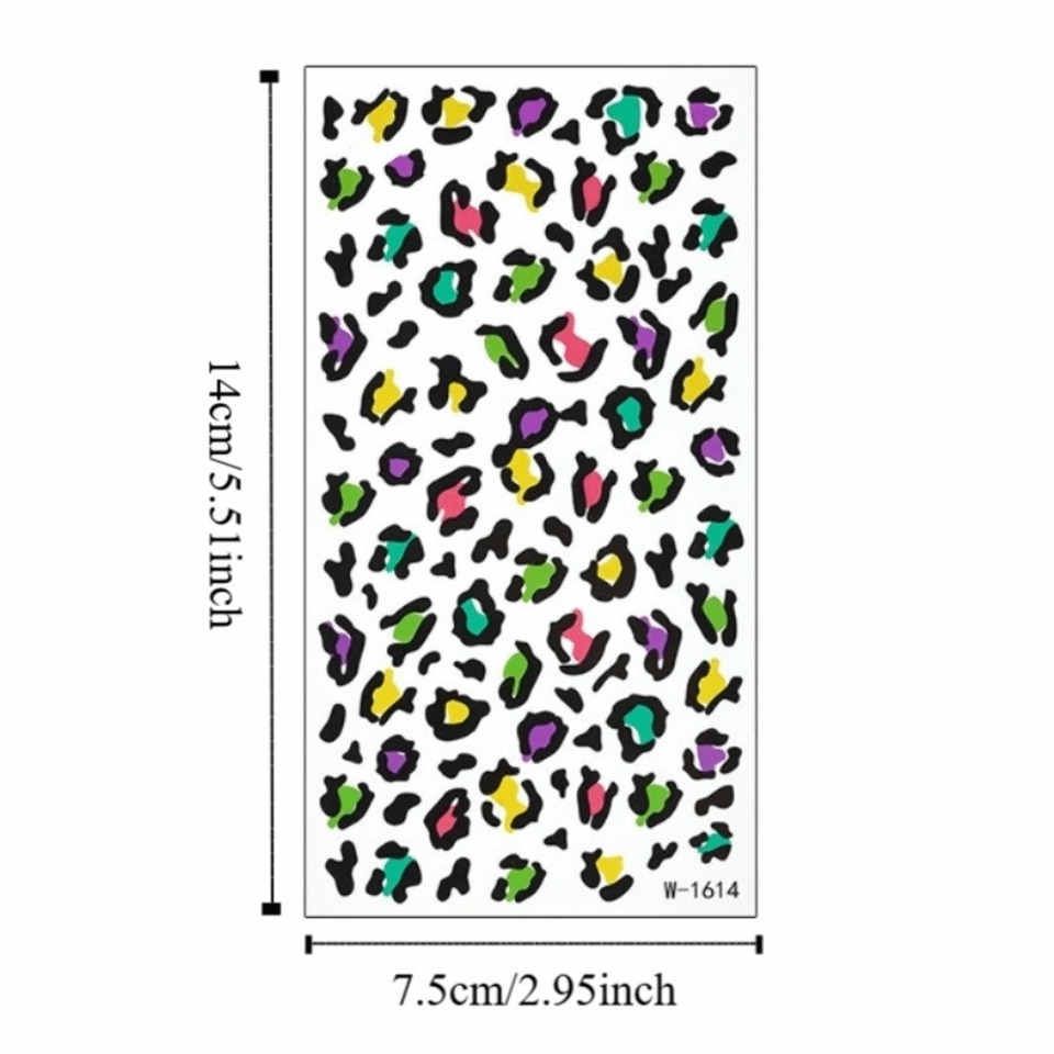 10pcs Instant Temporary Tattoo Body Art Sticker Face Finger Hand Legs ...