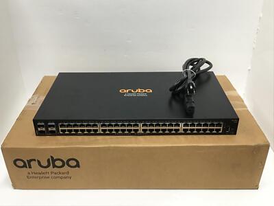 HPE ARUBA 6100 48 Port 4SFP 10GBE Network Switch 10/100/1000 JL676A#ABA ...