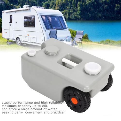 Portable RV Waste Holding Tank 25L Large Capacity Tote Tank HDPE Water ...