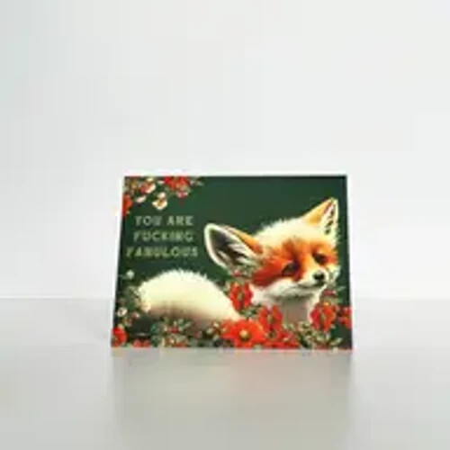 You are F'ing Fabulous blank inside greeting card | eBay