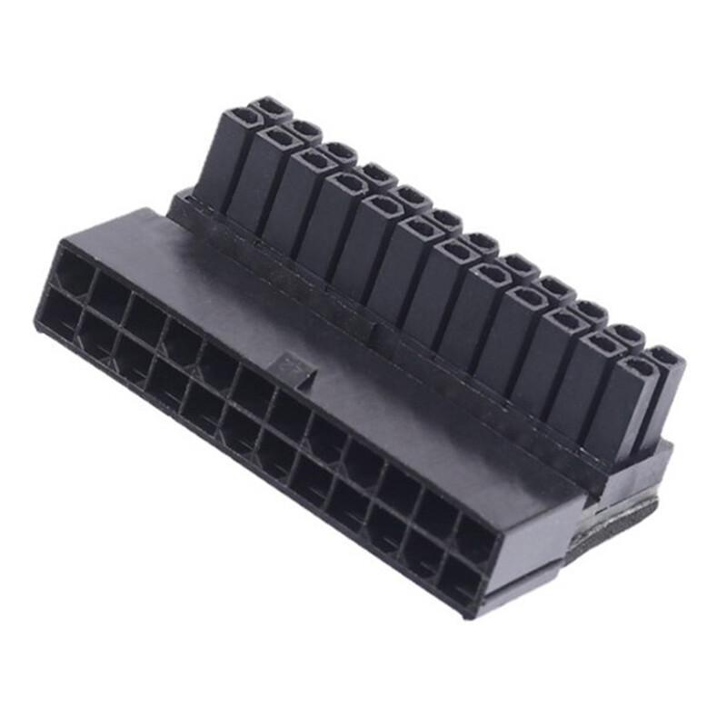ATX 24Pin 90 degree 24 pin to 24pin Power Plug Adapter Mainboard ...