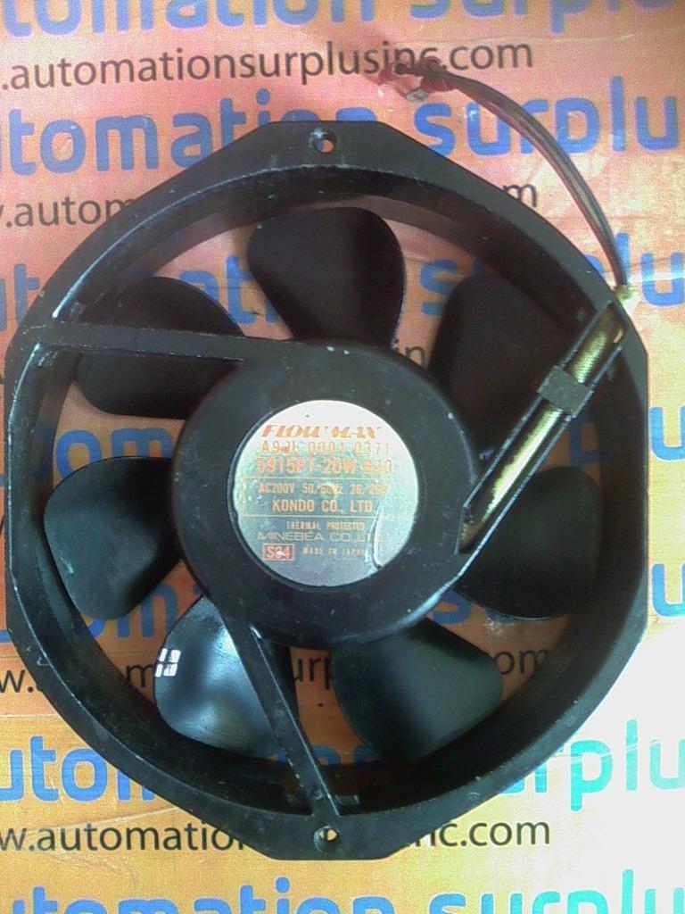 FLOWMAX A90L-0001-0371 5915PT-20W-B30 200VAC, 26/26W 6 inch FAN ...