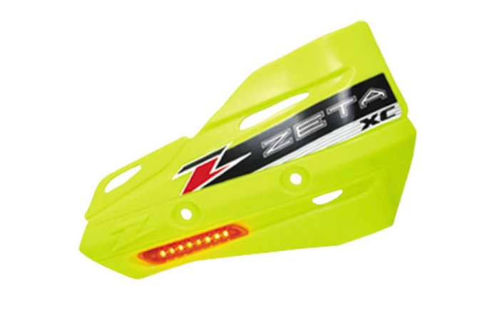 ZETA ZE72-3407 Pair Protection Shields / Handguards XC With LED Turn ...