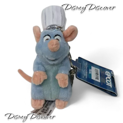 Remy's Ratatouille Adventure Epcot Remy Plush Keychain Walt Disney ...