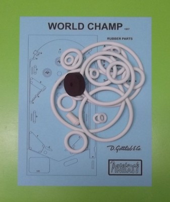 1957 Gottlieb World Champ Pinball Machine Rubber Ring Kit | eBay