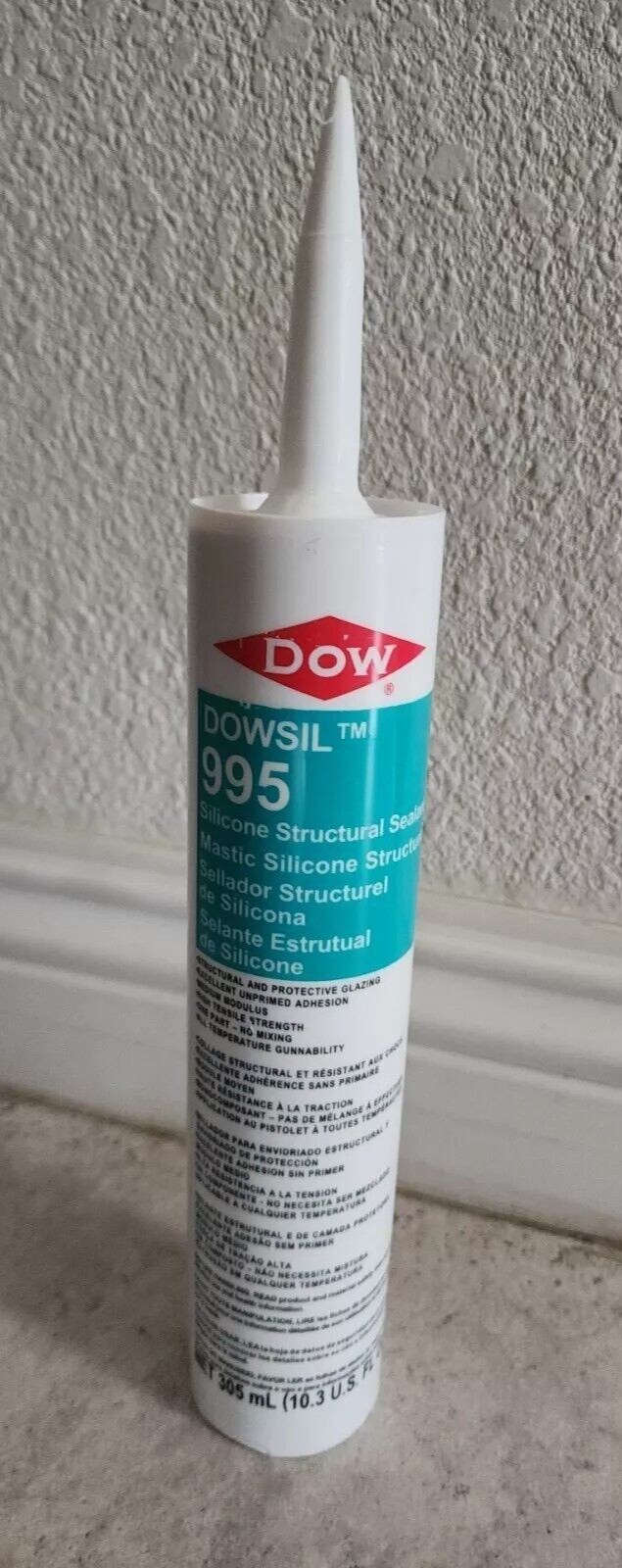 *3 Tubes*~ Dow Dowsil 995 Silicone Structural Sealant BLACK (EXP. FEB ...