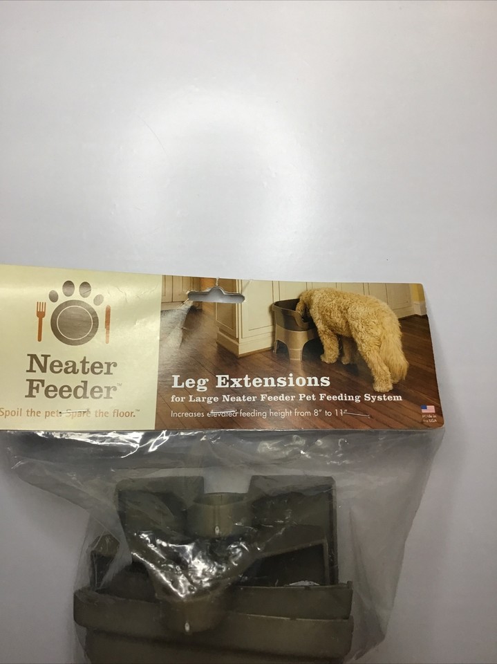 Neater Feeder Deluxe Leg Extensions - 8 Legs Total Bronze Large Lot 2 ...