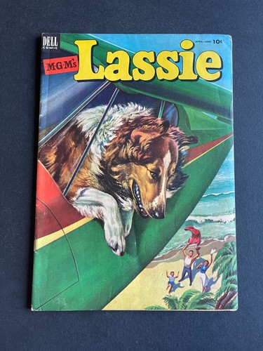 Lassie #11 - Painted cover art by Morris Gollub (Dell, 1953) Fine/VF | eBay
