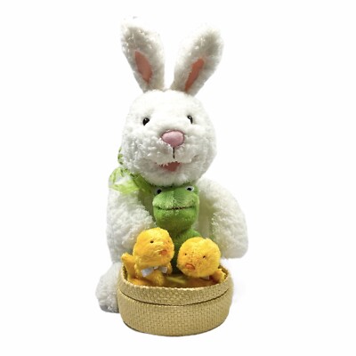 Hallmark Spring Quartet Plush Sounds And Motion Easter Bunny Frog ...
