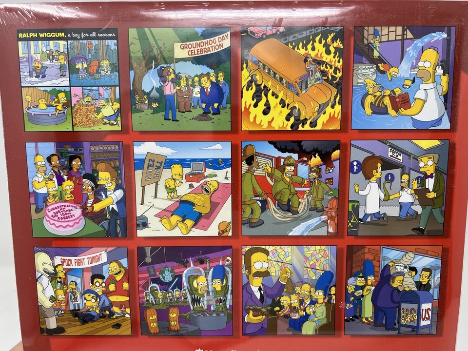 NEW NOS SEALED ORIGINAL 2006 THE SIMPSONS FUN CALENDAR 12-MONTH UNUSED ...