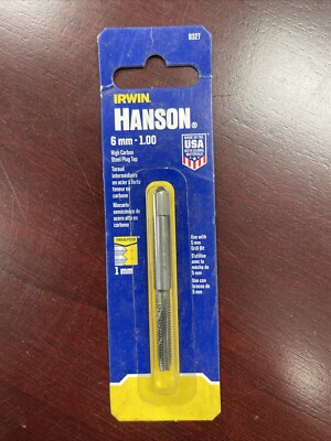IRWIN HANSON 6mm-1.00 High Carbon Steel Plug Tap 8327 | eBay