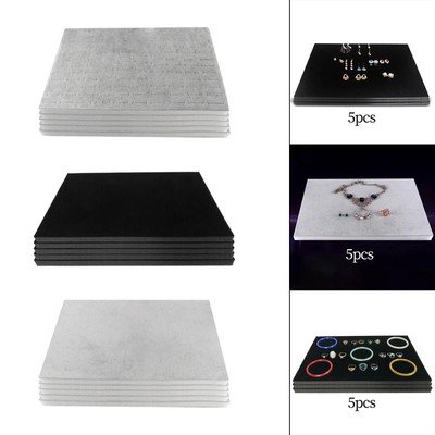 5Pcs Ring Pad Jewelry Holder Inserts Showcase Storage Display Supplies ...