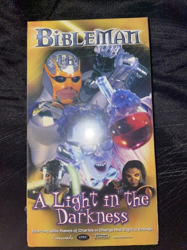 Factory Sealed Bibleman VHS Light In The Darkness Superhero Christian ...
