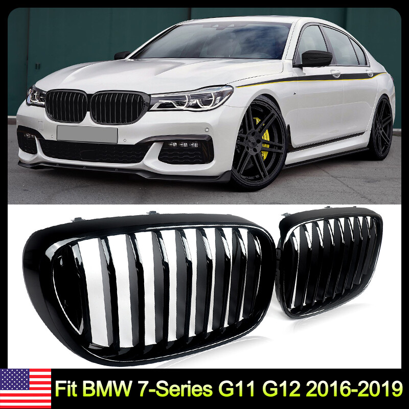 Gloss Black Grill Upgrade Gloss Black Carbon Fiber Kidney Grille For ...