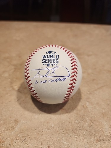 Travis D'Arnaud Signed World Series Ball Atlanta BRAVES | eBay