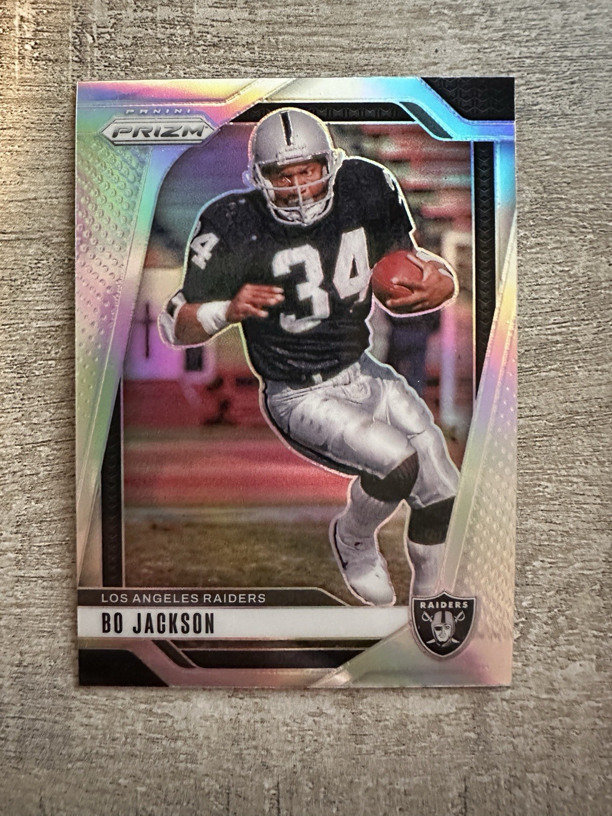 Bo Jackson 2024 Prizm #154 Base Autographs - Red Shimmer /35 Price ...