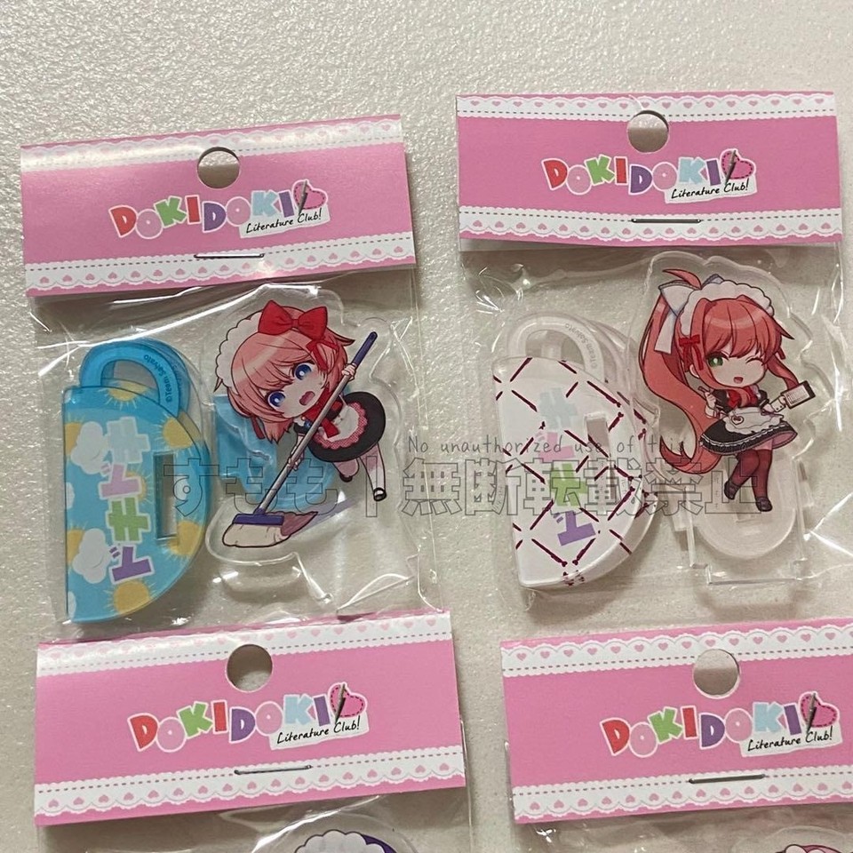 Doki Doki Literature Club Pop-Up Cafe Monika Acrylic Stand – Official ...