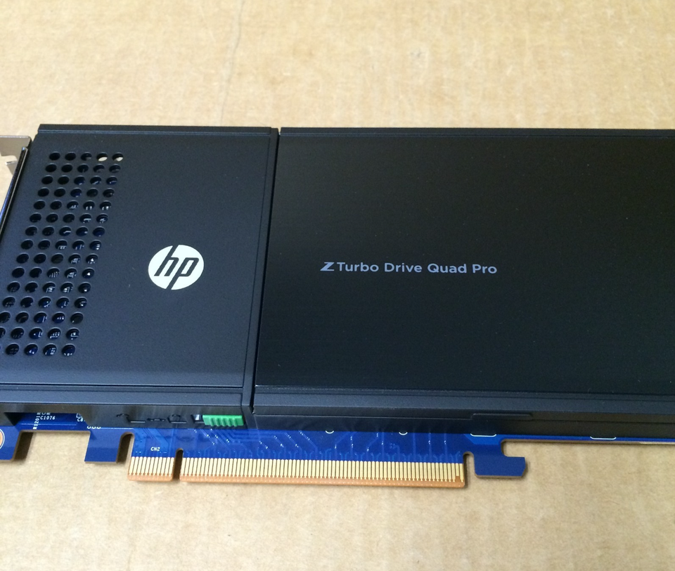 HP Z Turbo Drive Quad Pro PCIe NVMe SSD Adapter P/N: 841969-001 804086 ...