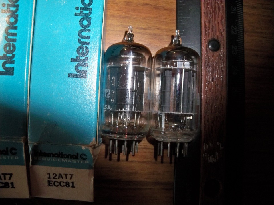 2 Strong NOS International Servicemaster 12AT7 / ECC81 Tubes | eBay