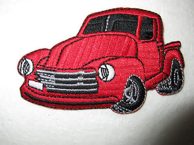 Hot Rod Rat Rod Red Truck Patch | eBay