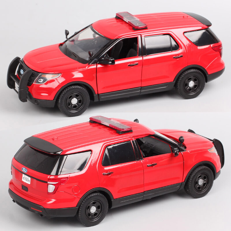 Motormax 1/24 Scale 2015 Ford Police Interceptor 911 Fire Marshal Car ...