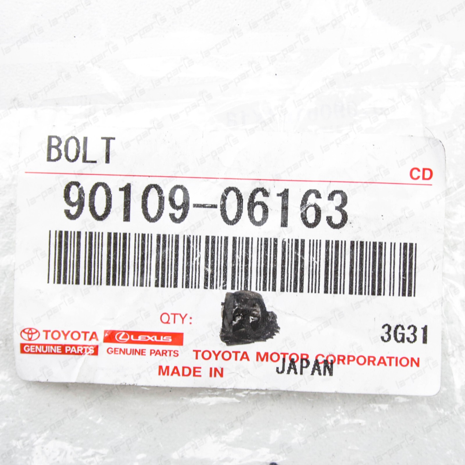 Toyota 8 Cyl 4.7L 2UZFE Cylinder Head Cover Bolt 90109-06163 | OEM ...