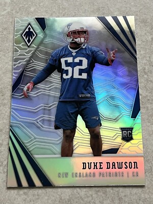 2018 Panini Phoenix #158 Duke Dawson RC Rookie NFL New England Patriots ...