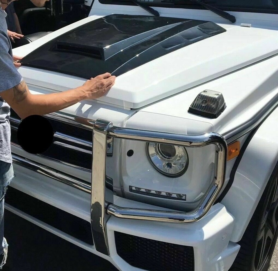 1990-2018 G63 Hood scoop Brabus G500 G550 AMG body kit W463 G-WAGON ...