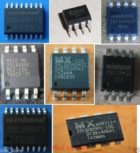 BIOS CHIP ASRock X399 Taichi, X370 Killer SLI, AB350M Pro4, AB350M-HDV ...