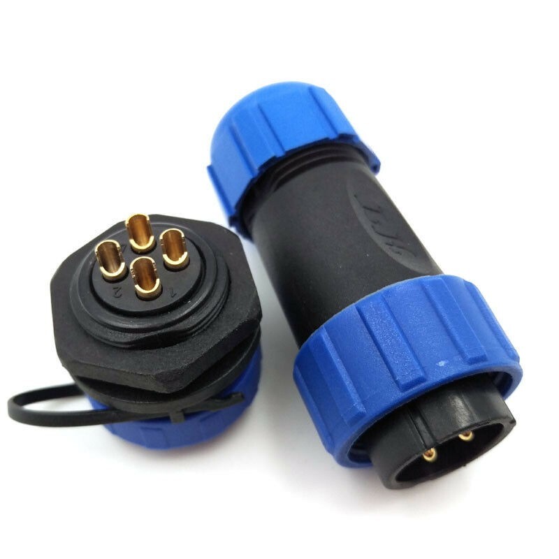 Waterproof Cable Connector Parts Plug Socket Power For Equipment ...
