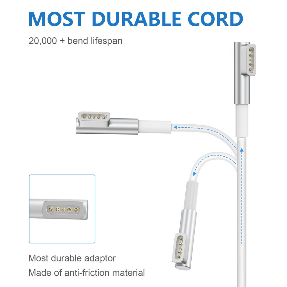 60W L-tip Adapter Power Charger Cord for MacBook Pro 13" A1184 A1181 ...