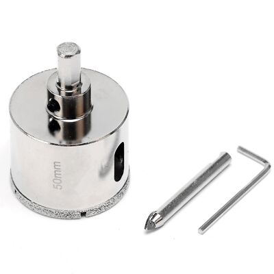 2'' inch Diamond Hole Saw with Guiding Drill Bit in The Center for ...