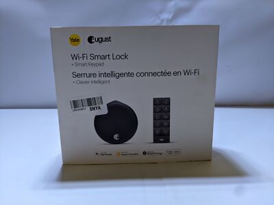 AUGUST HOME AUG-SL05-KY2-G01 WIFI SMART LOCK PLUS SMART KEYPAD MATTE ...