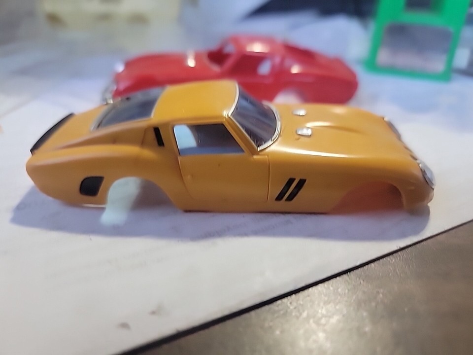 2-VINTAGE IDEAL MOTORIFIC FERRARI 250 GTO CAR BODIES FOR BATTERY ...