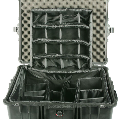 Peli 1620 Case with Wheels - Waterproof - With Padded Dividers + Lid ...